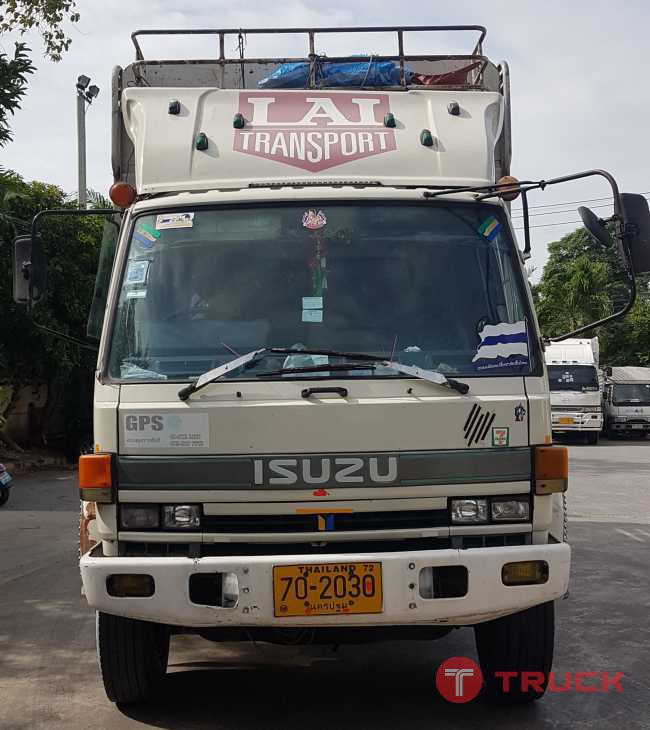 รถ 10 ล้อ ISUZU (คอกเหล็ก) FVM12 รถห้างแท้ ปี2536 ร็อคกี้เล็ก เคร
